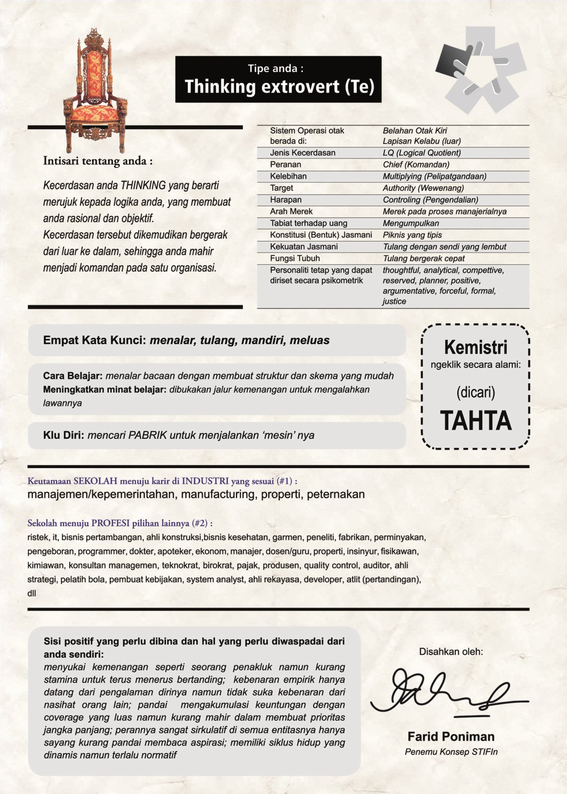 Thinking extrovert – Cerdas Genetik